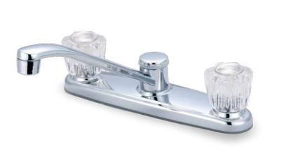 Everflow Baldor Arlington Chrome Two Handle Kitchen Faucet Acrylic ...